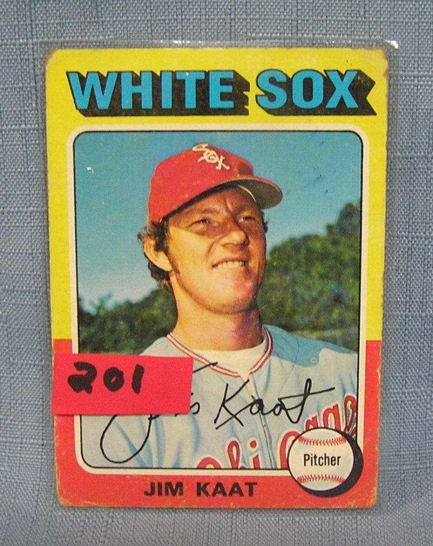 Vintage Jim Kaat Baseball Card