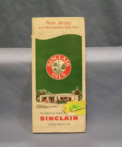 Vintage Sinclair gas promotional advertising road map - May 26, 2015 ...