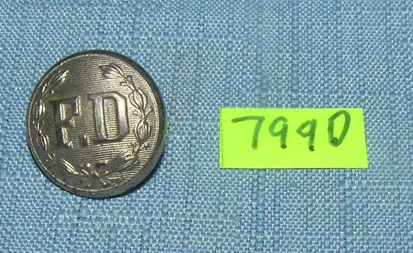 Early Cairns company fire department button - Jun 16, 2015 | Baker's ...