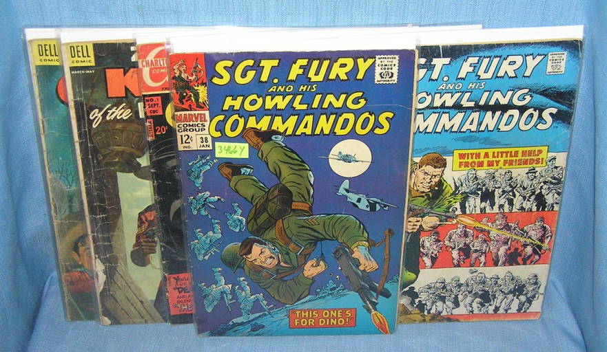 Collection Of Early Comic Books