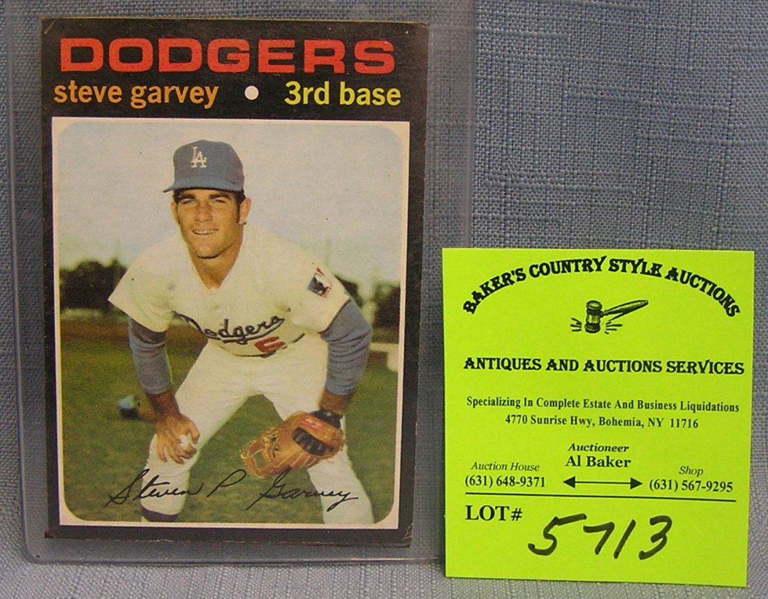 Vintage Steve Garvey Rookie Baseball Card