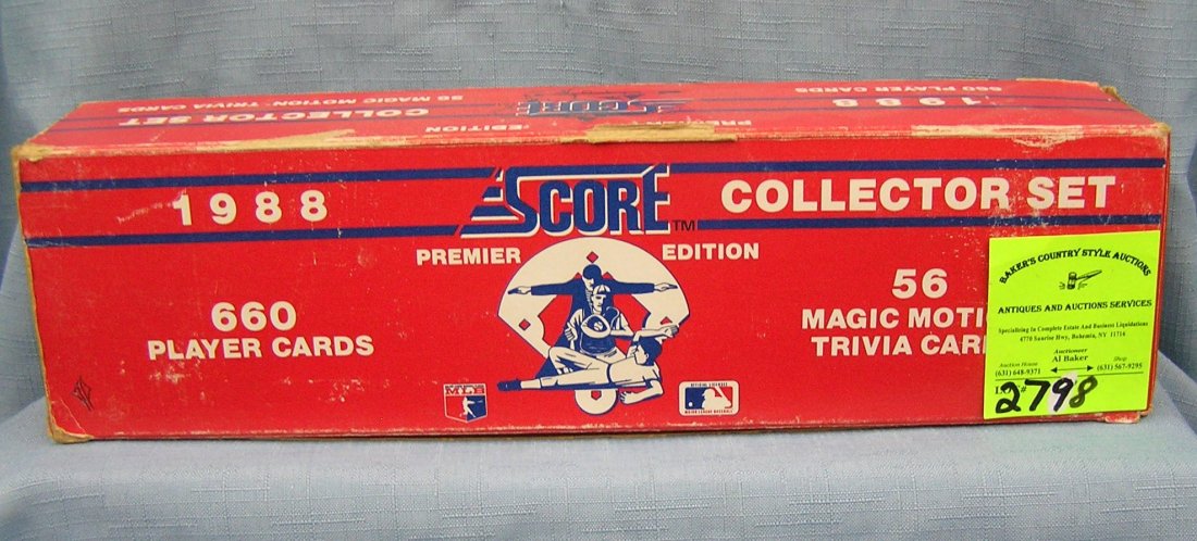 Score Baseball Card Set