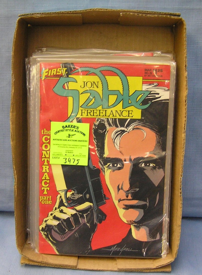Vintage Jon Sable Freelance Comic Books