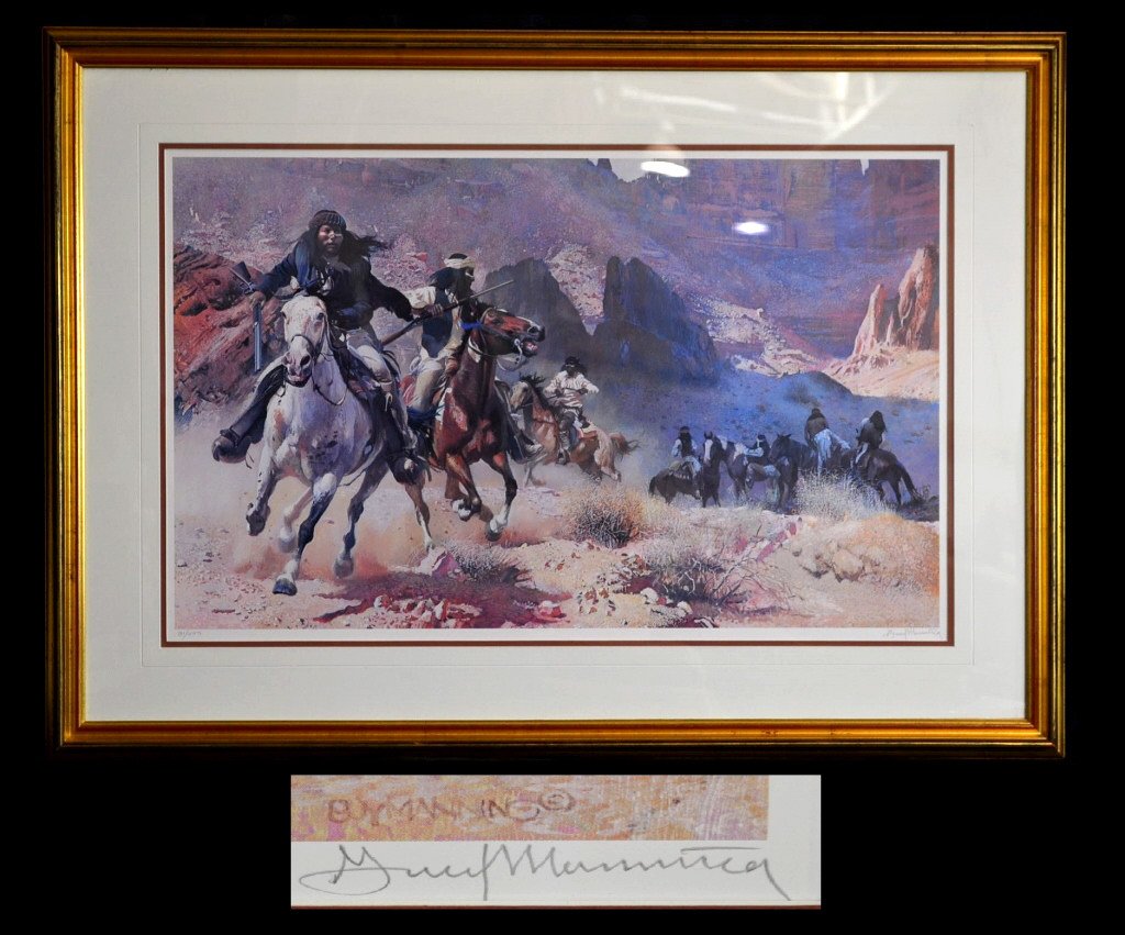 Guy Manning Listed Artist Signed Lithograph 81/400