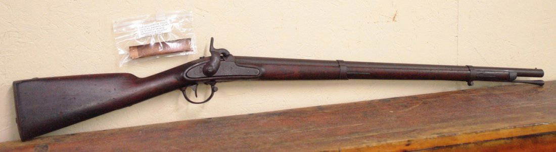 M1842 Springfield Musket, Rare Dated 1844 Lock