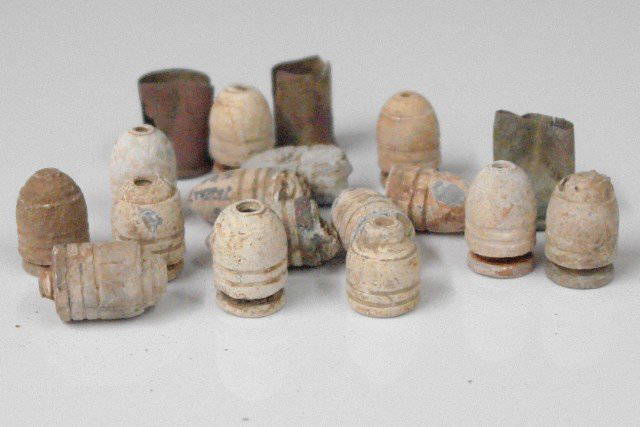Fifteen Civil War Bullets