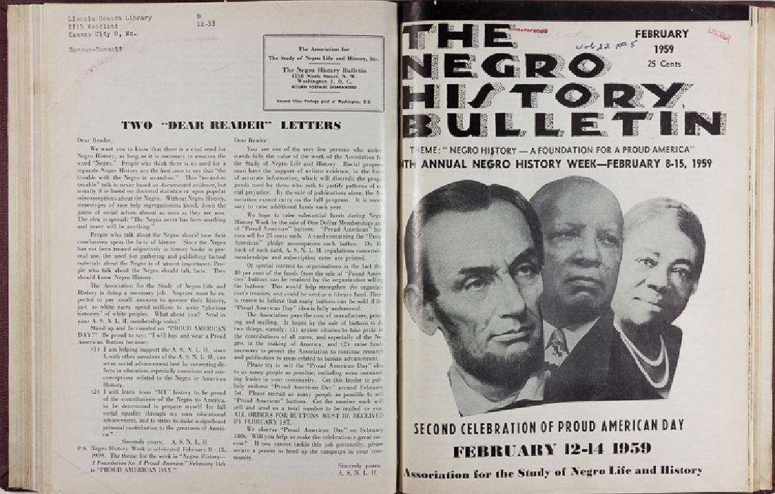 NEGRO HISTORY BULLETIN - Apr 07, 2017 | Alexander Historical Auctions ...