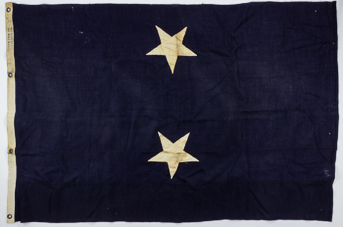 AMERICAN REAR ADMIRAL'S TWO-STAR FLAG