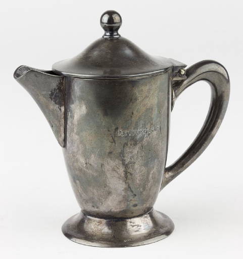 "der Deutsche Hof" Hotel Silver Lidded Creamer