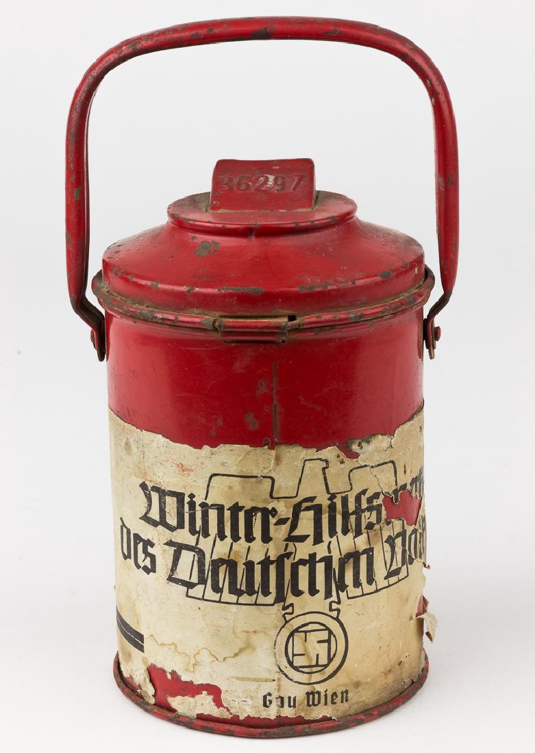 NSDAP "WINTERHILFWERK" COLLECTION CAN