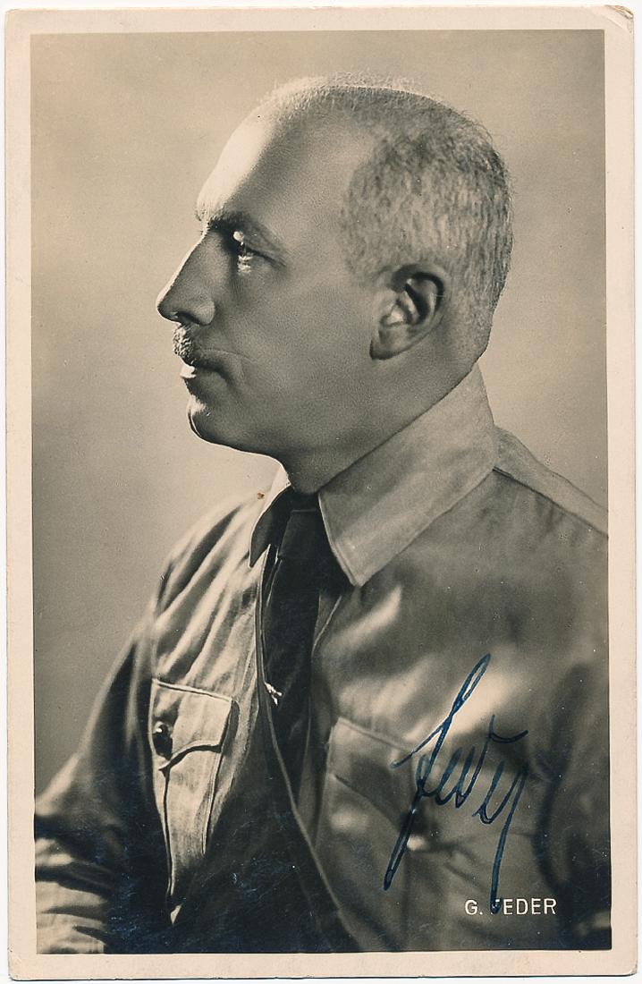 GOTTFRIED FEDER - Dec 19, 2017 | Alexander Historical Auctions LLC in MD