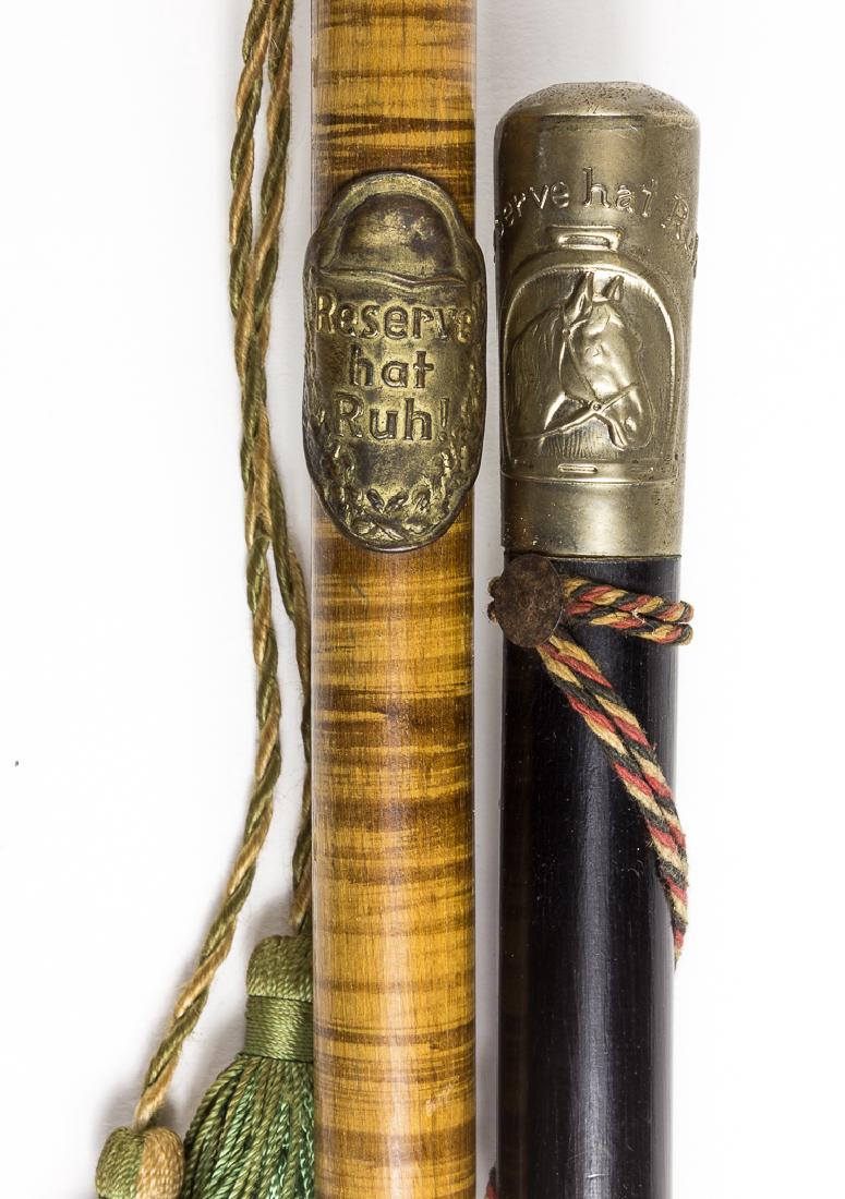 GERMAN MILITARY RESERVE SWAGGER STICKS