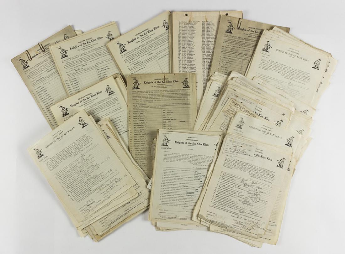 Ku Klux Klan Applications And Membership Rolls