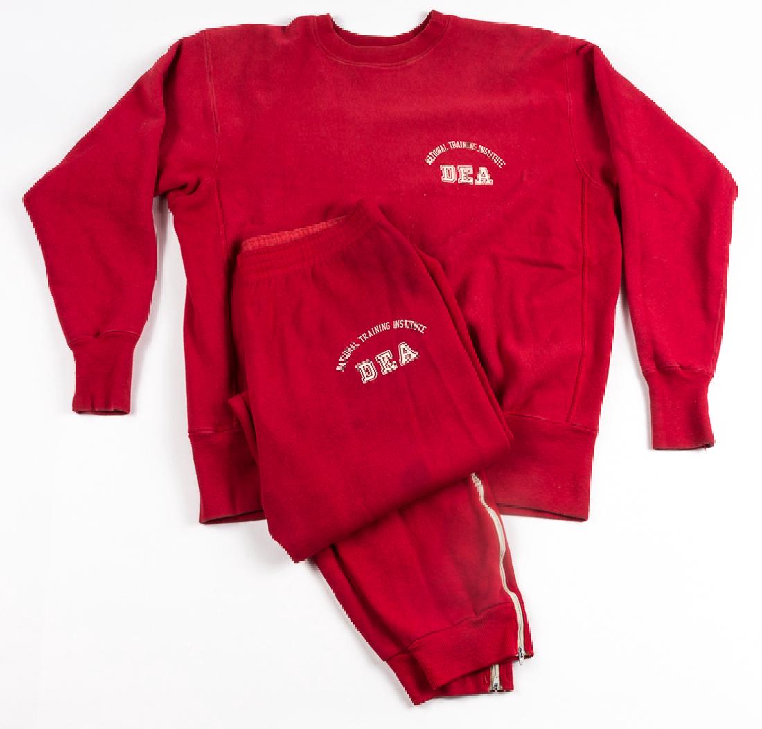 ELVIS PRESLEY'S RED D.E.A. SWEATSUIT