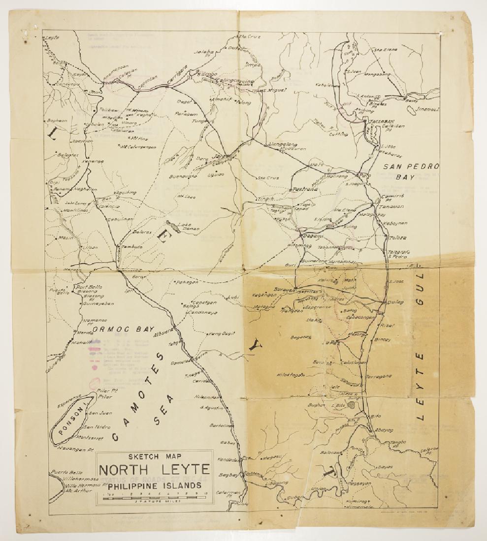 BATTLE OF LEYTE BATTLE MAP