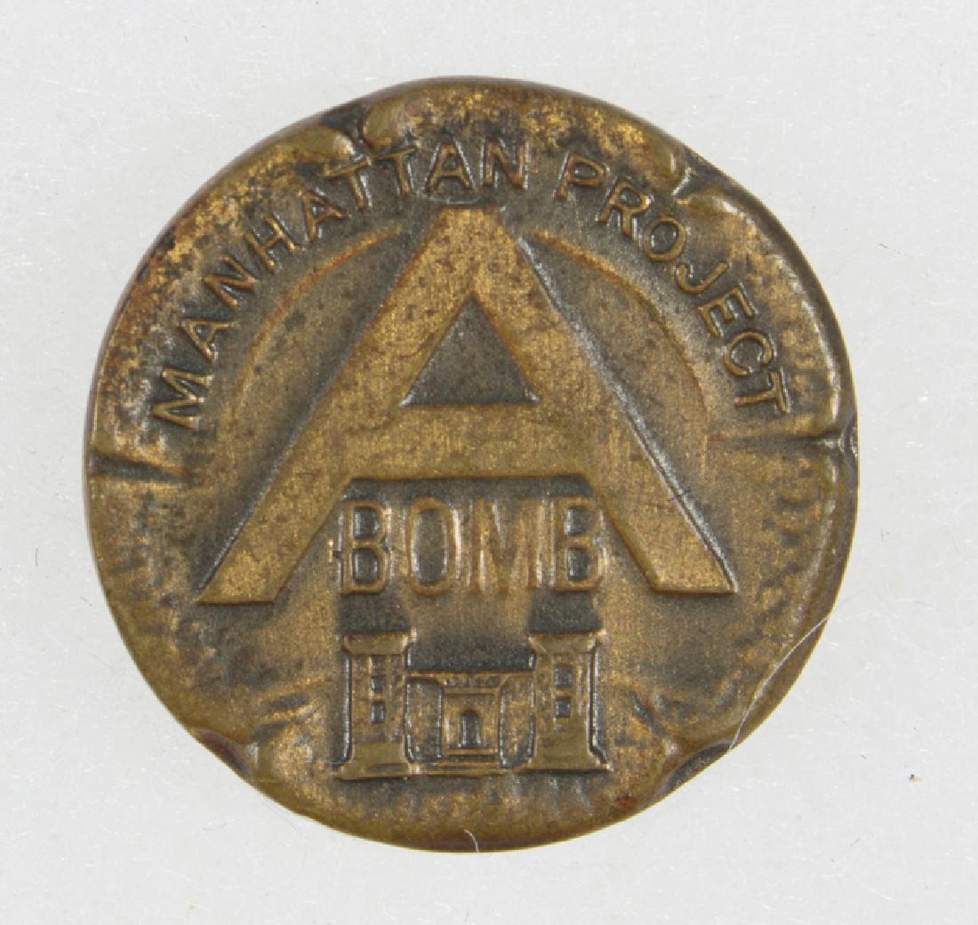 MANHATTAN PROJECT BRONZE WORKER'S PIN
