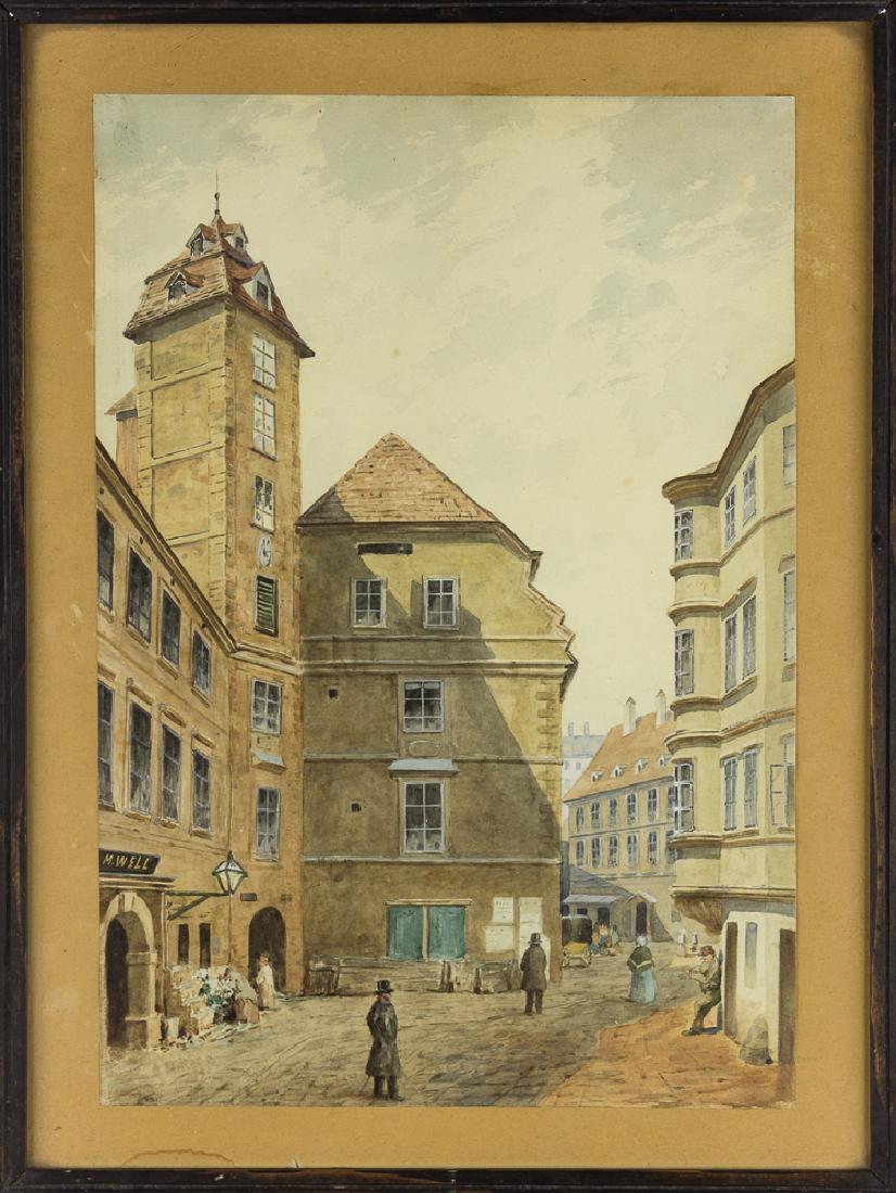 WATERCOLOR PAINTING BY ADOLF HITLER