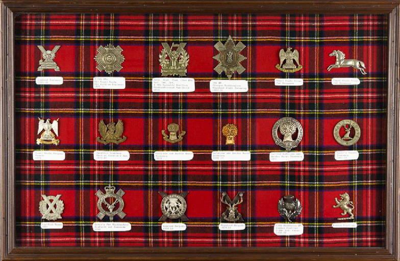 Scottish Regimental Cap Badges