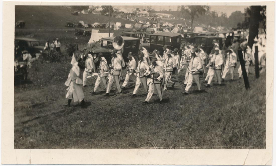 ORIGINAL PHOTO OF A KU KLUX KLAN BAND