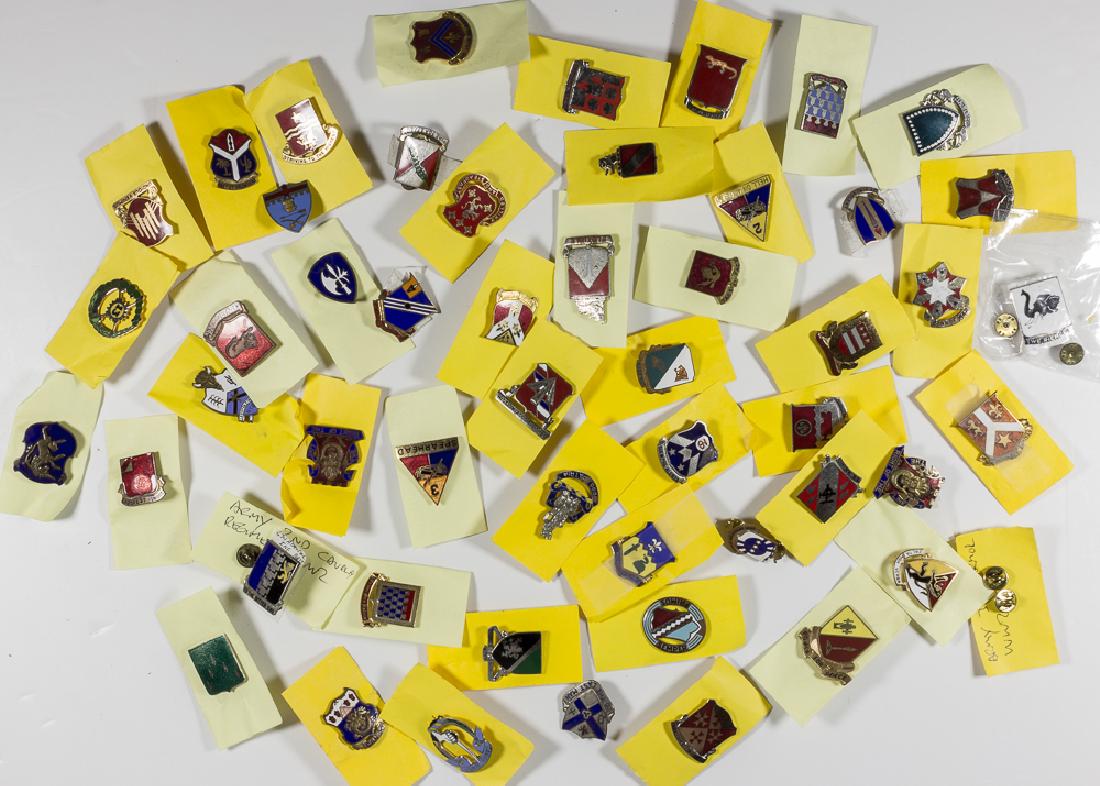 WORLD WAR II DISTINCTIVE UNIT INSIGNIA PINS