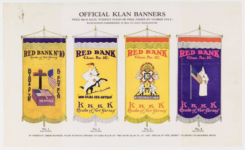 Ku Klux Klan Banner Advertisement