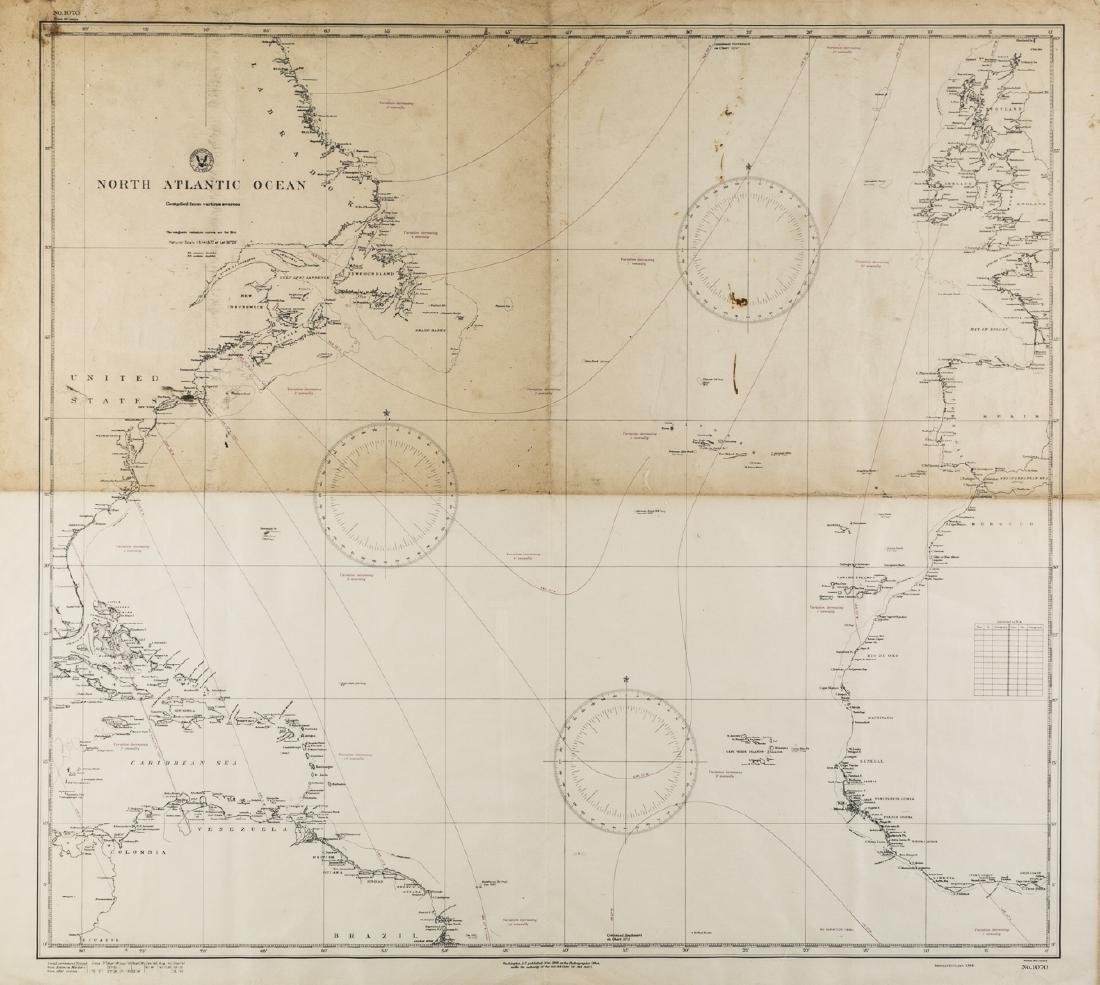 U.S NAVY NAVIGATION MAPS - Apr 30, 2019 | Alexander Historical Auctions ...