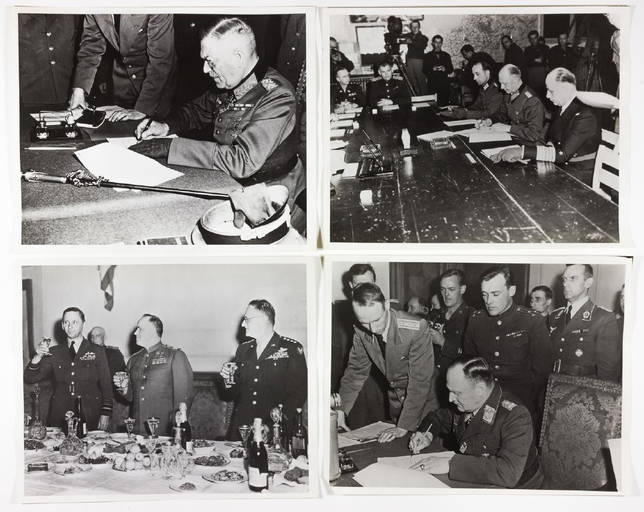 Press Photos The Signing Of The German Instrument Of