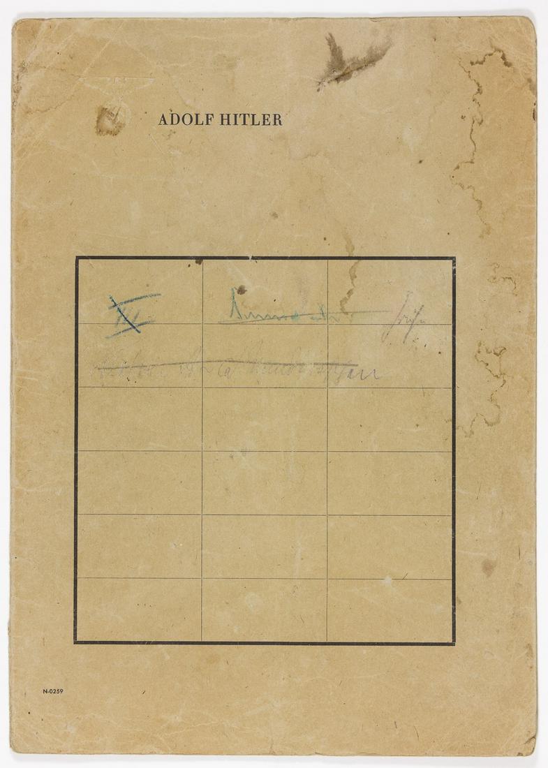 ADOLF HITLER DOCUMENT FOLDER - Nov 20, 2019 | Alexander Historical ...