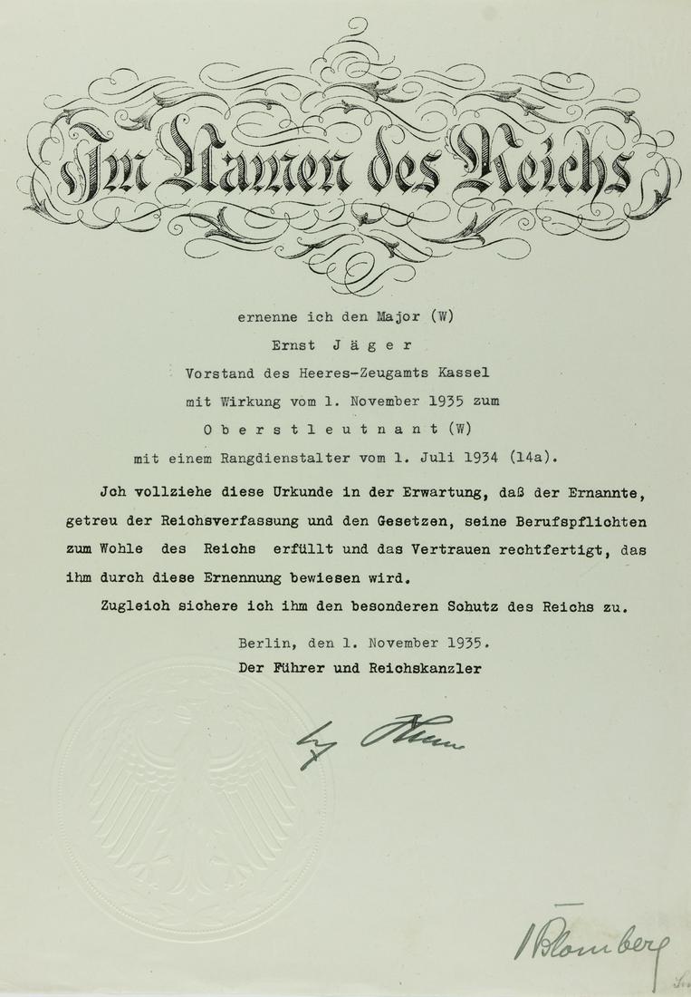 ADOLF HITLER - Mar 31, 2020 | Alexander Historical Auctions LLC in MD