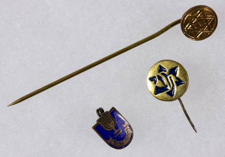 Pre War European Jewish Pins (3)