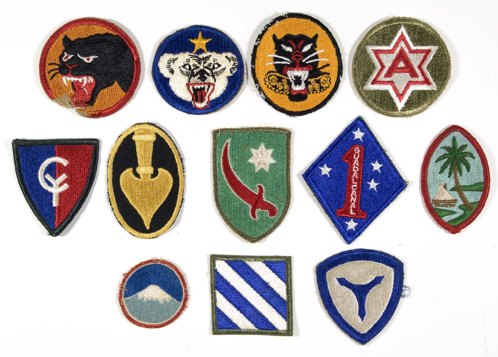 U.s. Army Regimental And Divisional Shoulder Patches