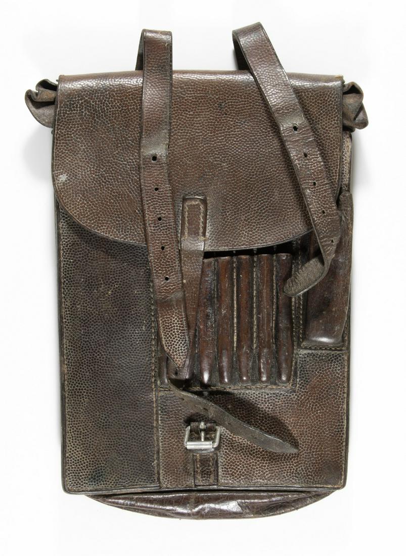 German Leather Map Case