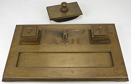 Adolf Hitler's Ceremonial Desk Set Used In The Signing Of The Munich Pact