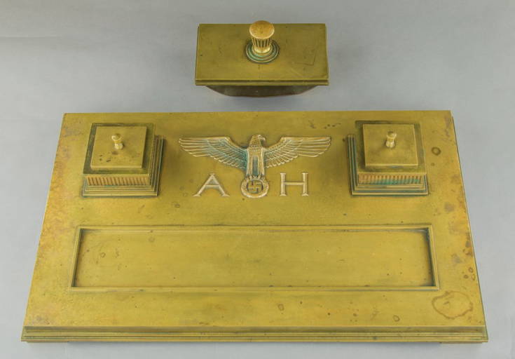 Adolf Hitler's Ceremonial Desk Set Used In The Signing Of The Munich Pact