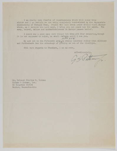 GEORGE S. PATTON ATTACKS JEWS, RUSSIANS, AND THE 'NON-ARYAN PRESS ...