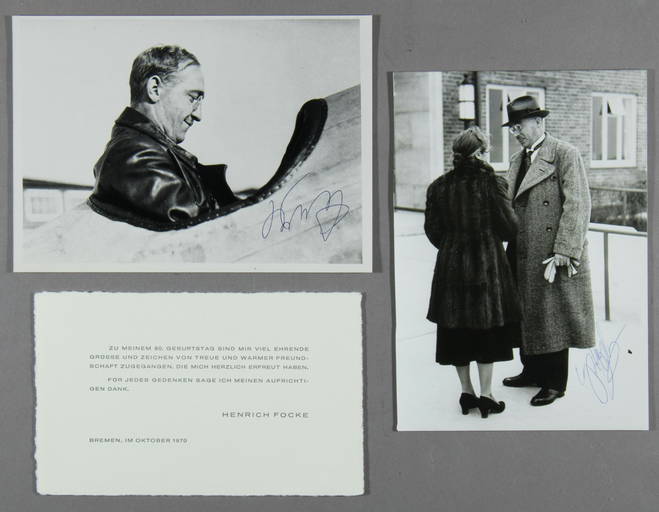 Heinrich Focke And George Wulf Aircraft Engineers