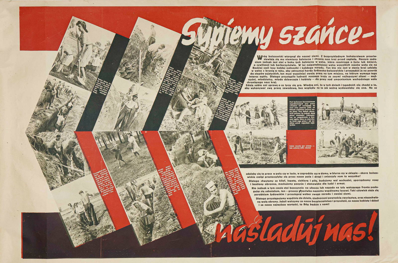 Polish Home Front Propaganda Poster Auction