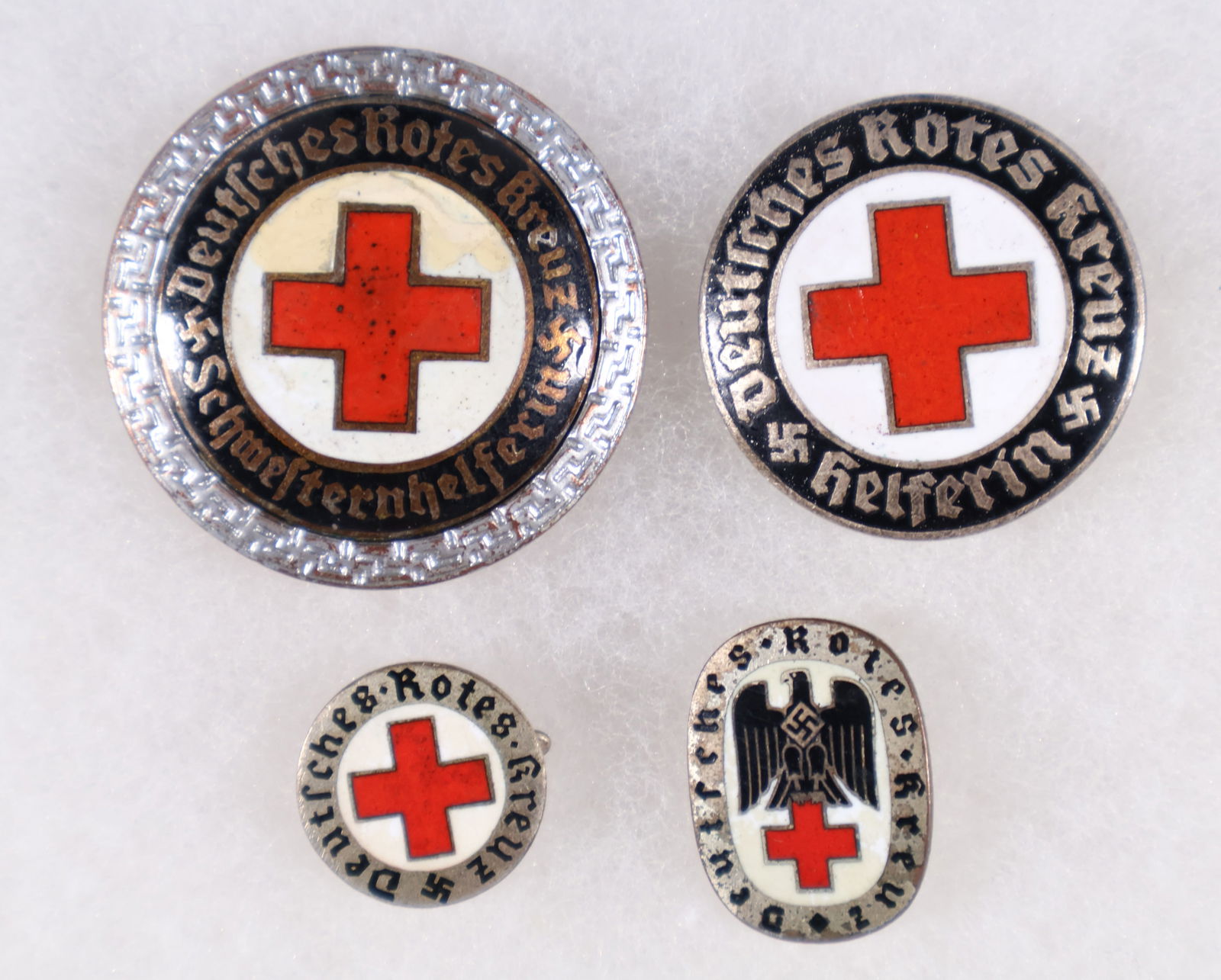 German Red Cross Pins (4) Auction