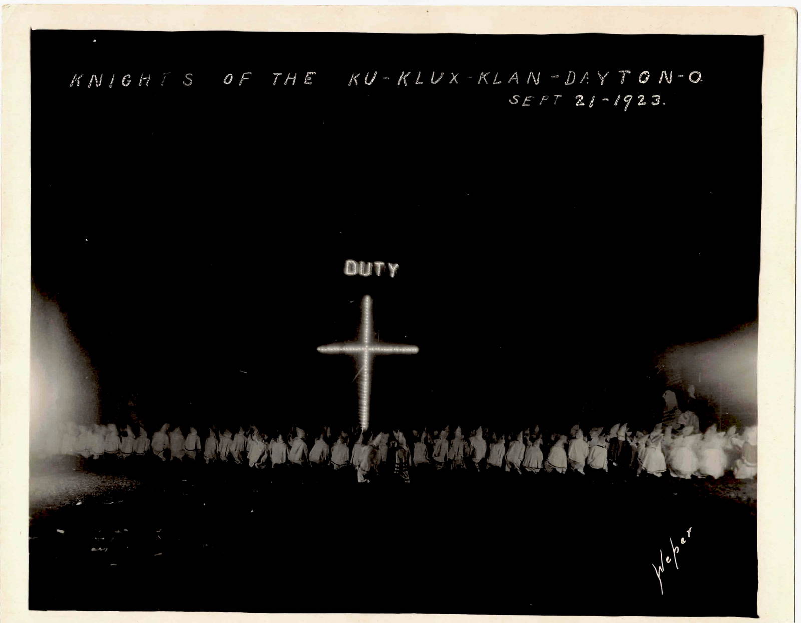 Ku Klux Klan Rally Photo Auction