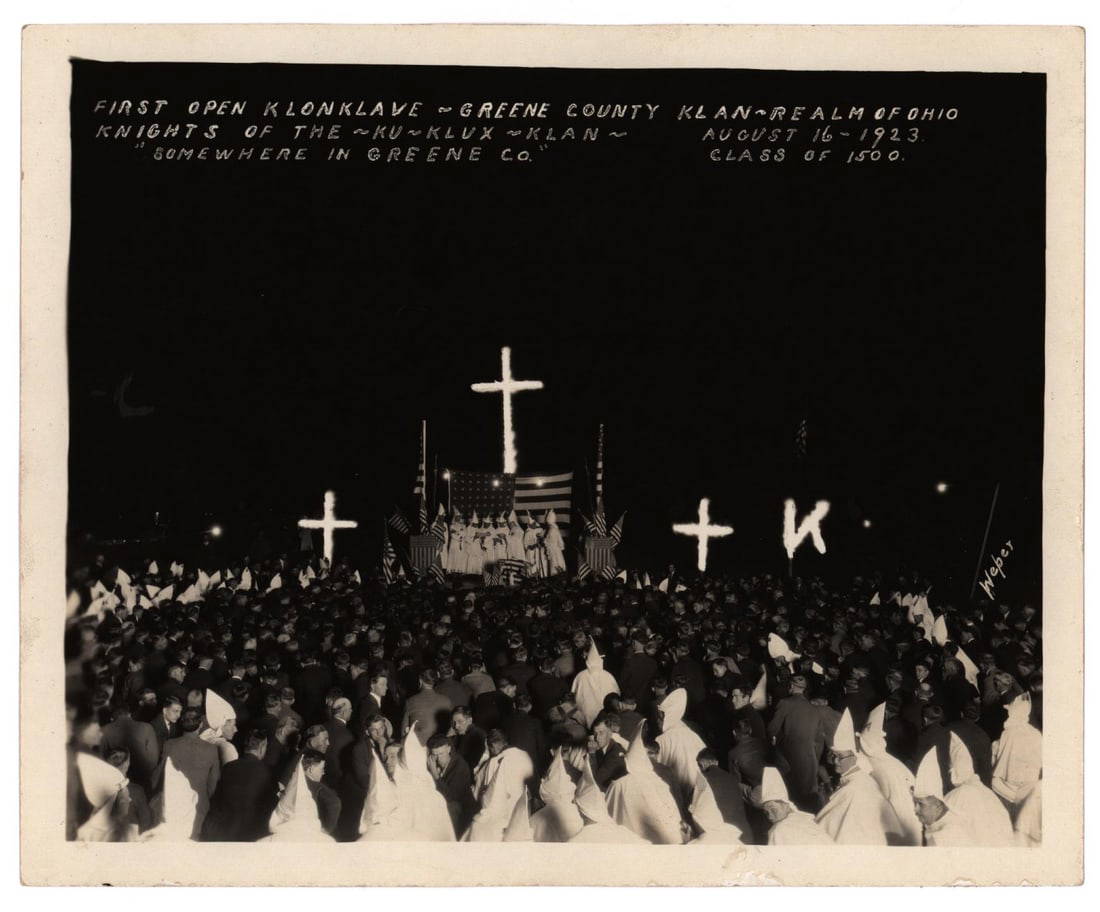 Ku Klux Klan Rally Photo Auction