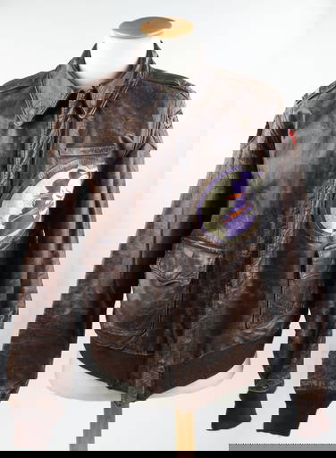 (flying Tigers) Pilot's Wartime B 10 Flight Jacket With Insignia