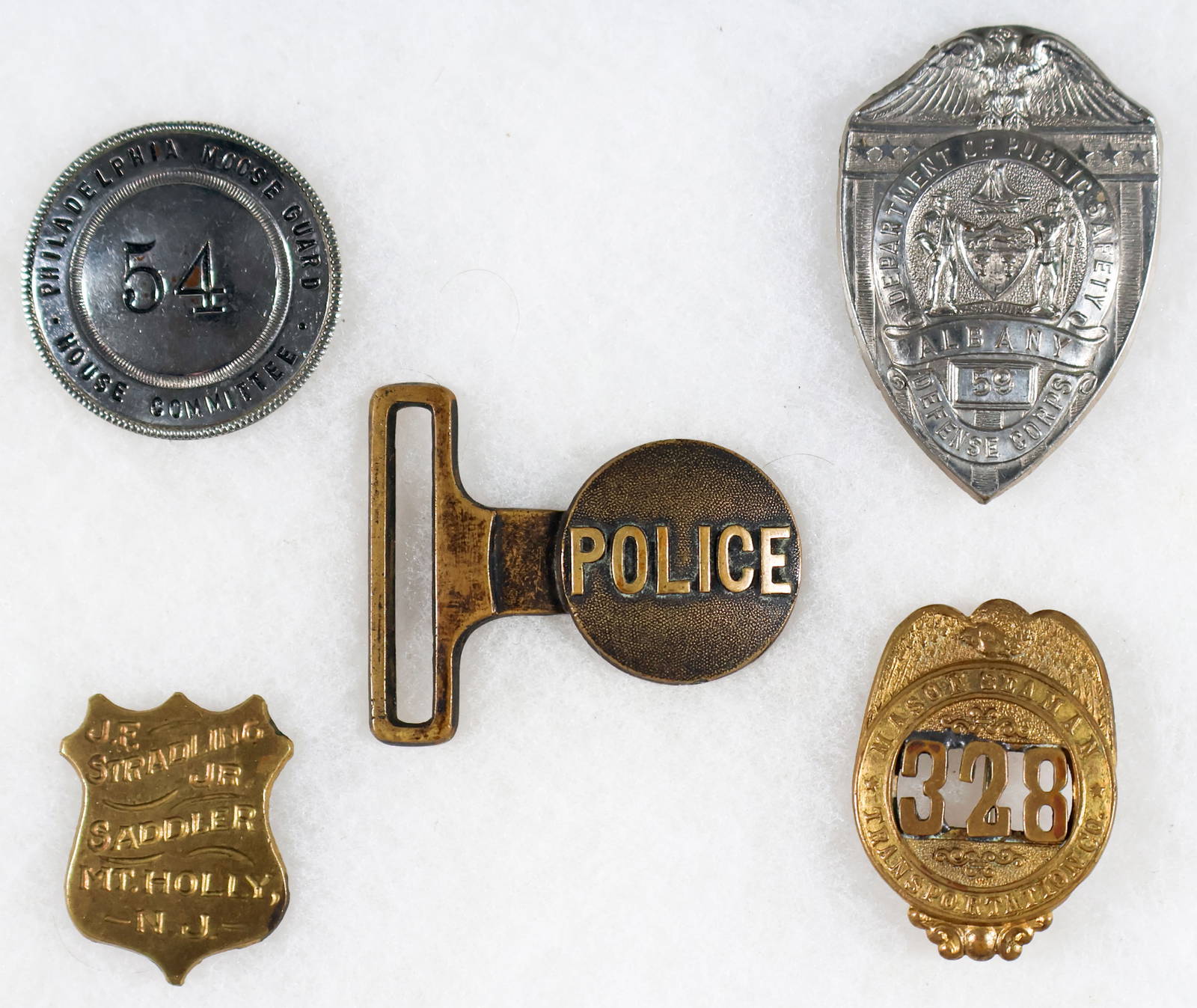 Security Organization Badges (5) Auction
