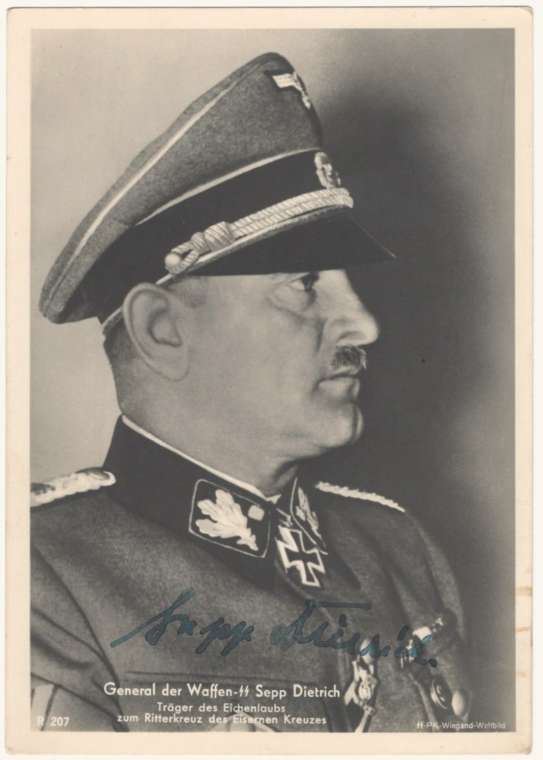 Josef ‘sepp’ Dietrich Auction