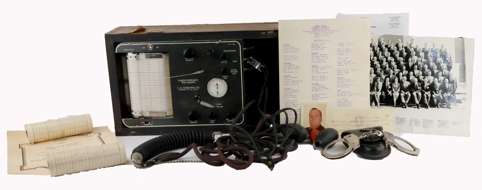 Jack Ruby Handcuffs And Polygraph Machine - Jun 27, 2025 | Alexander ...