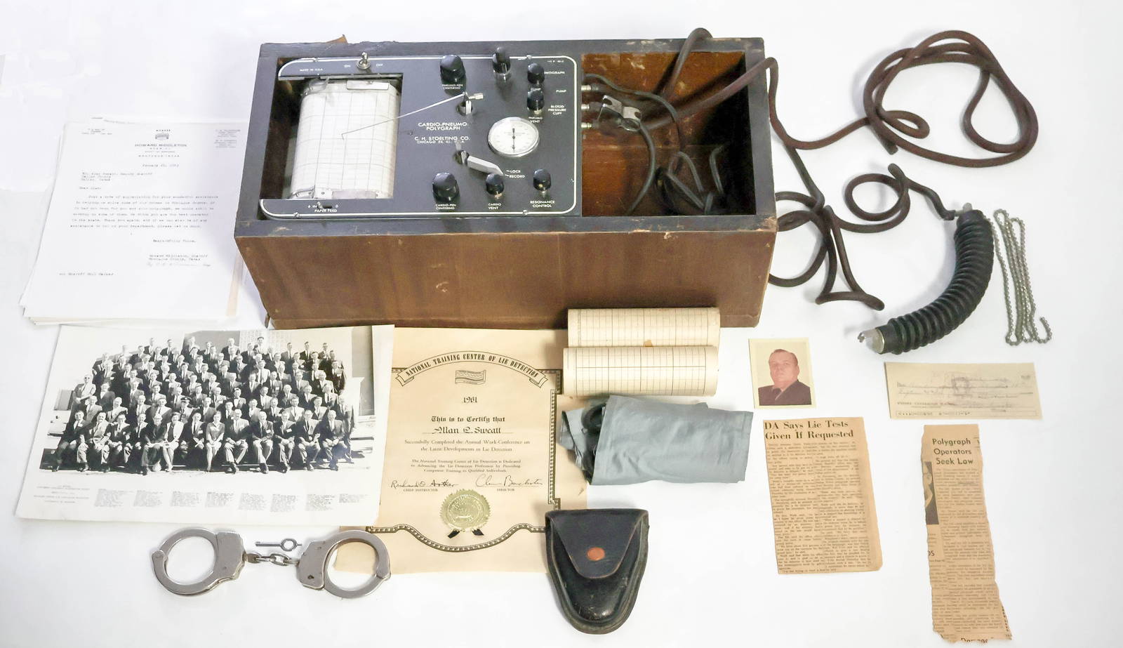 Jack Ruby Handcuffs And Polygraph Machine - Jun 27, 2025 | Alexander ...