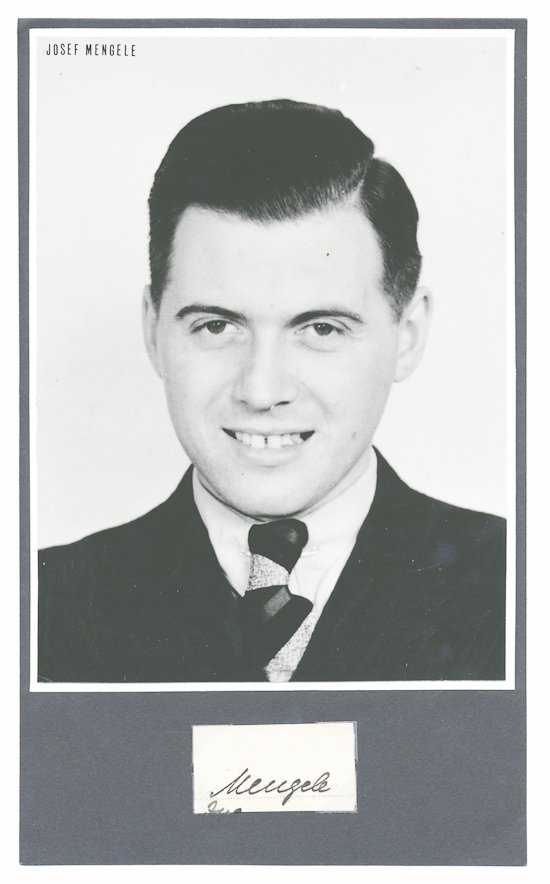 JOSEF MENGELE - Sep 10, 2013 | Alexander Historical Auctions LLC in MD