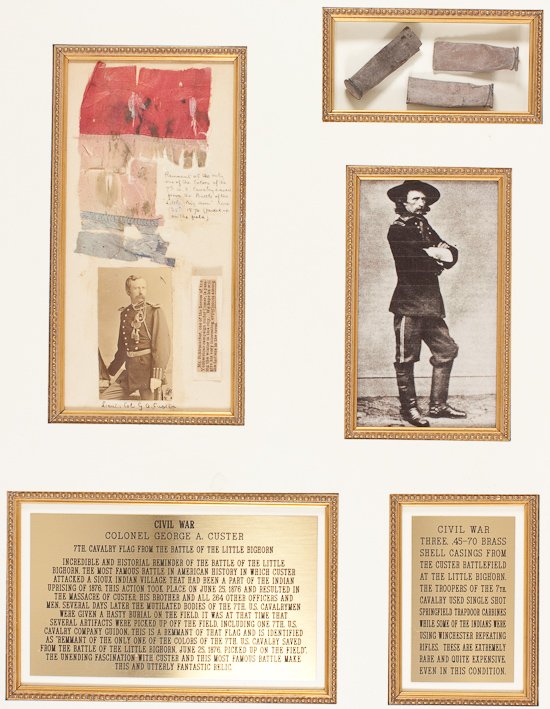 Custer Little Big Horn Relic Display