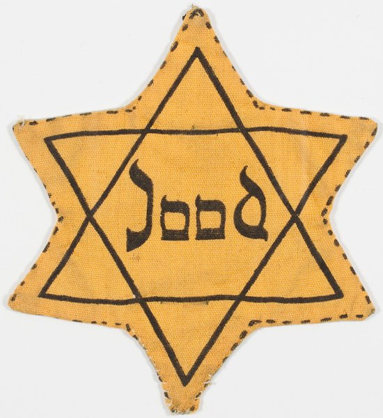 DUTCH "JOOD" STAR OF DAVID PATCH