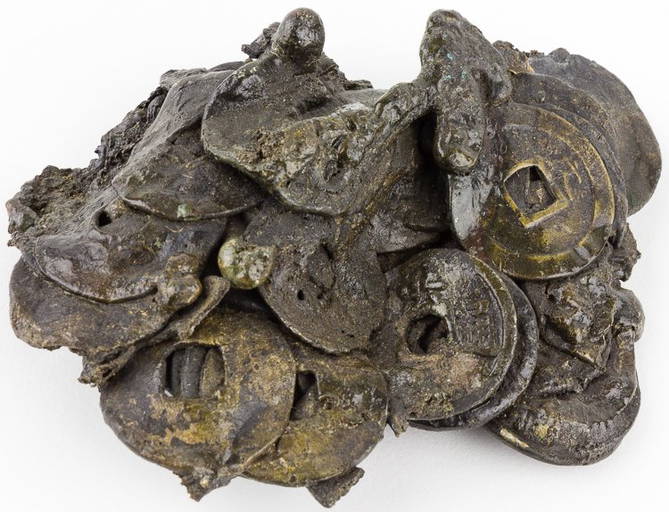 Hiroshima Blast Fused Coins