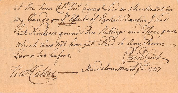 CHRISTOPHER GIST - EXPLORER WHO TWICE SAVED